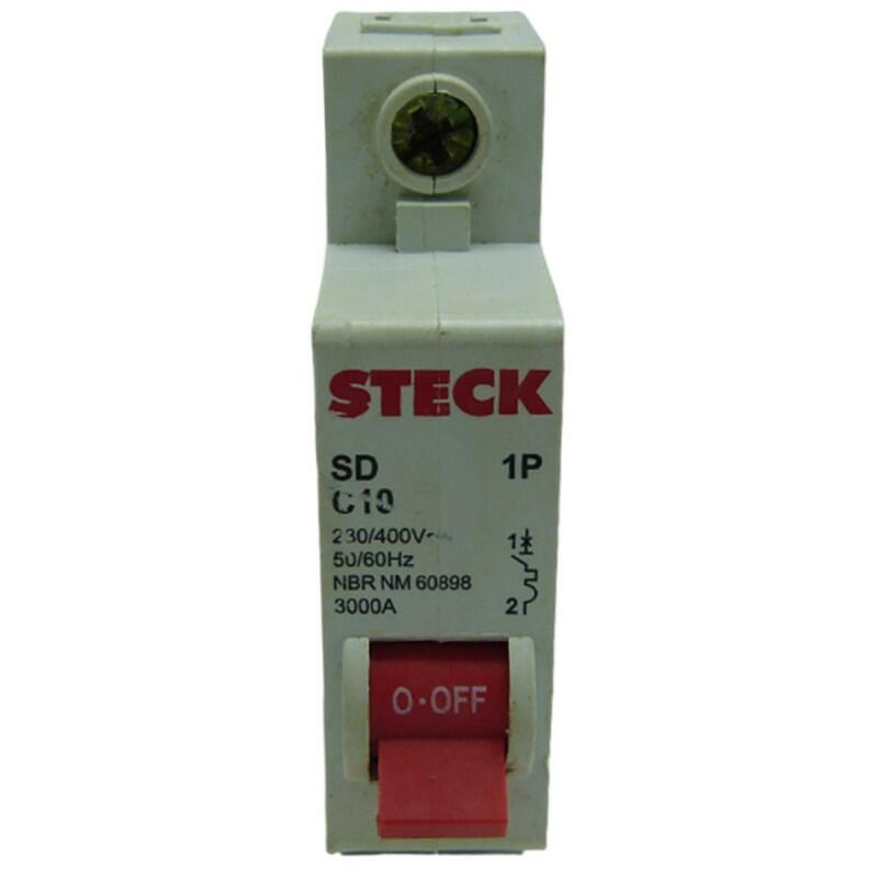 Disjuntor Steck Unipolar 10 Amperes