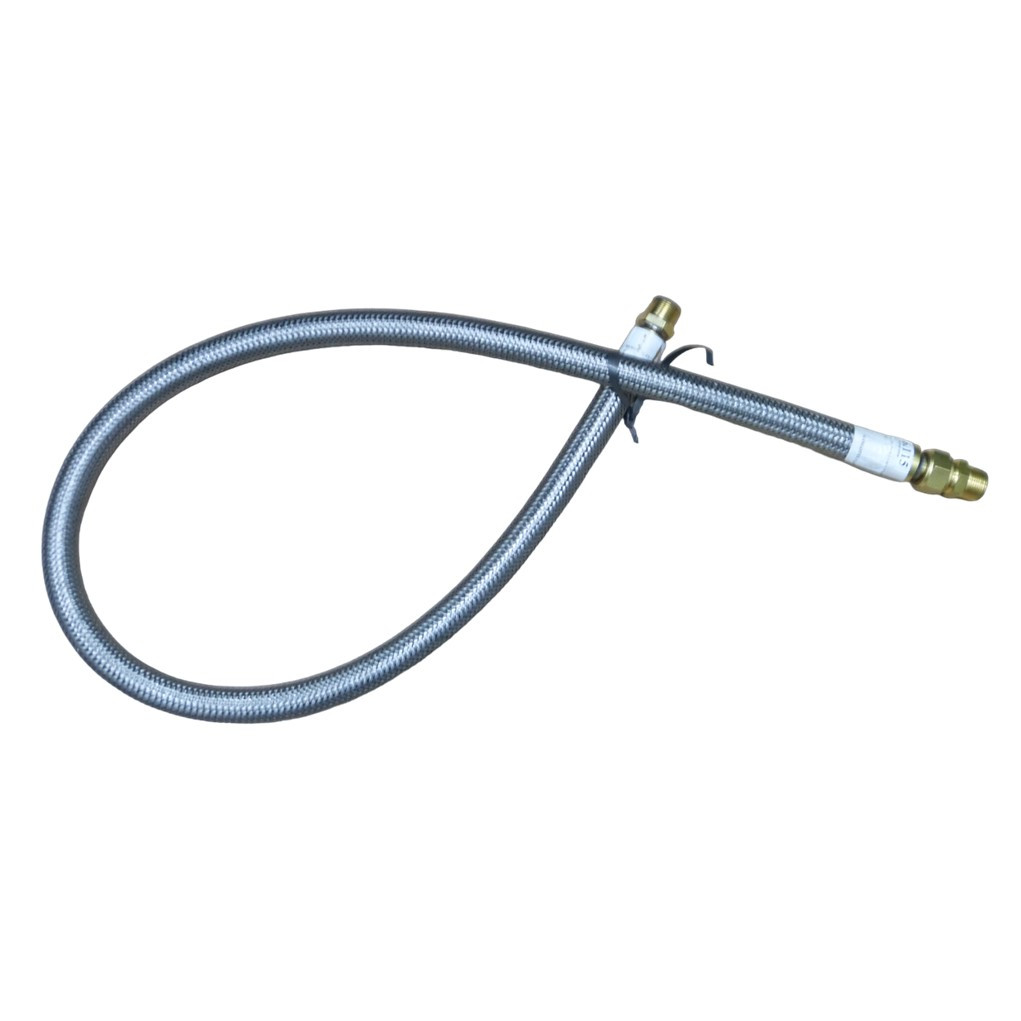 Mangote Flexível Aço Inox 3/4 Bsp 1.5 Mts 1Ld Fixo X 01 Ld Giratório